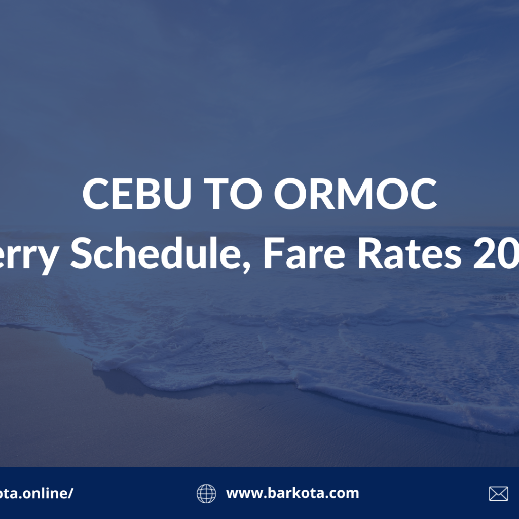 SeaCat Calbayog to Cebu Ferry Schedule, Fare Rates - BARKOTA